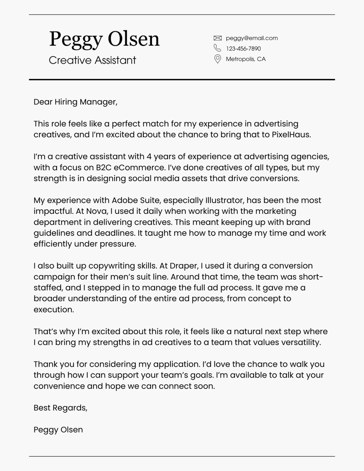 How to Write a Great Cover Letter in 2025 (With Examples) - SlingShot ...